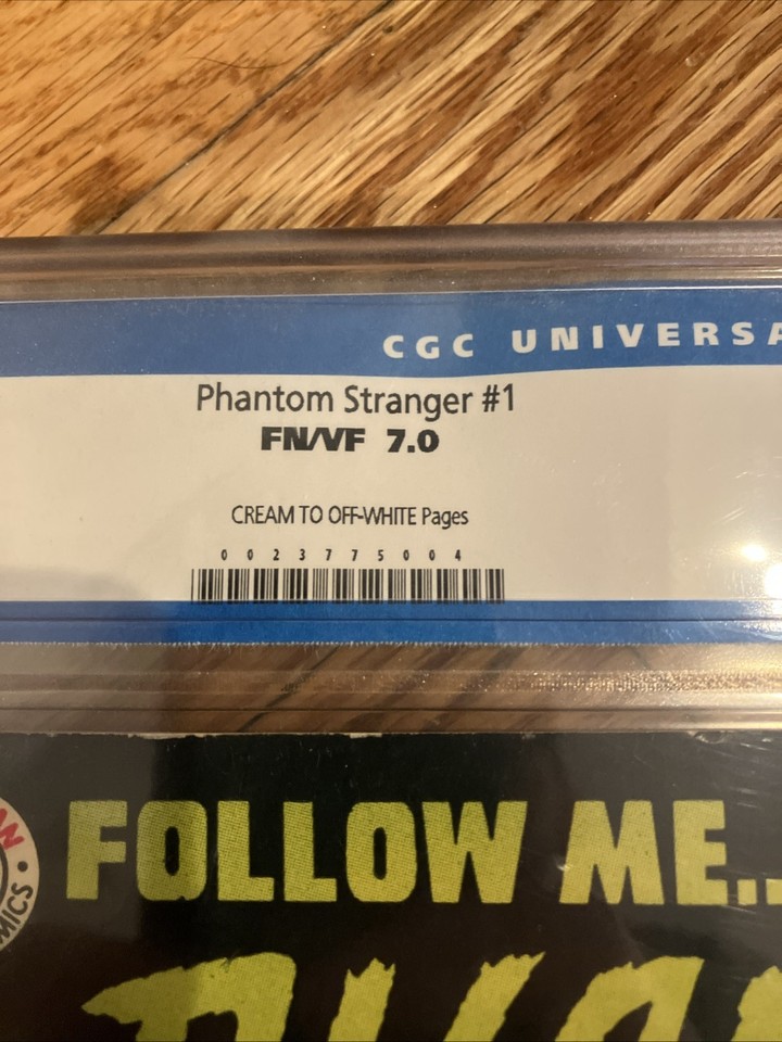 The Phantom Stranger #1 (DC Comics May-June 1969). CGC Grade 7.0 | eBay