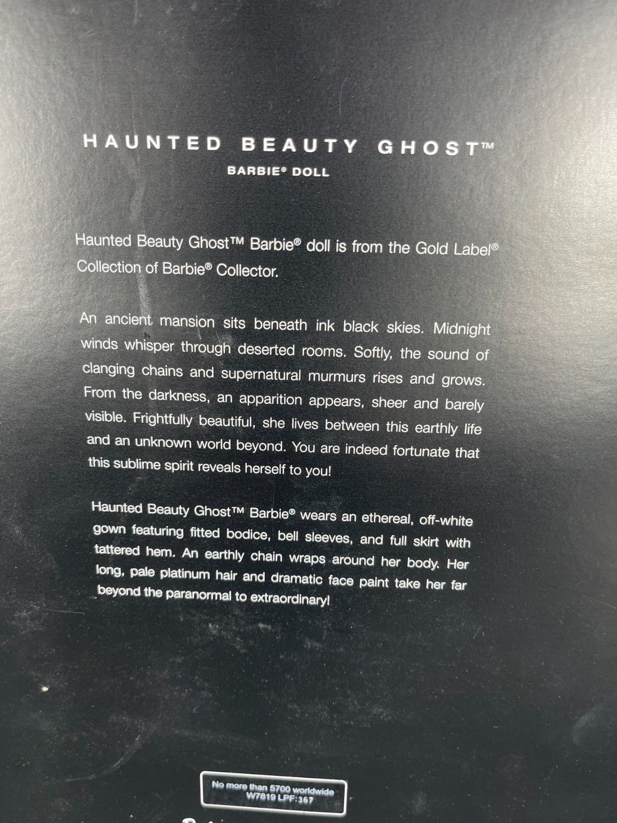 Haunted Beauty Ghost 2012 Barbie Doll for sale online | eBay