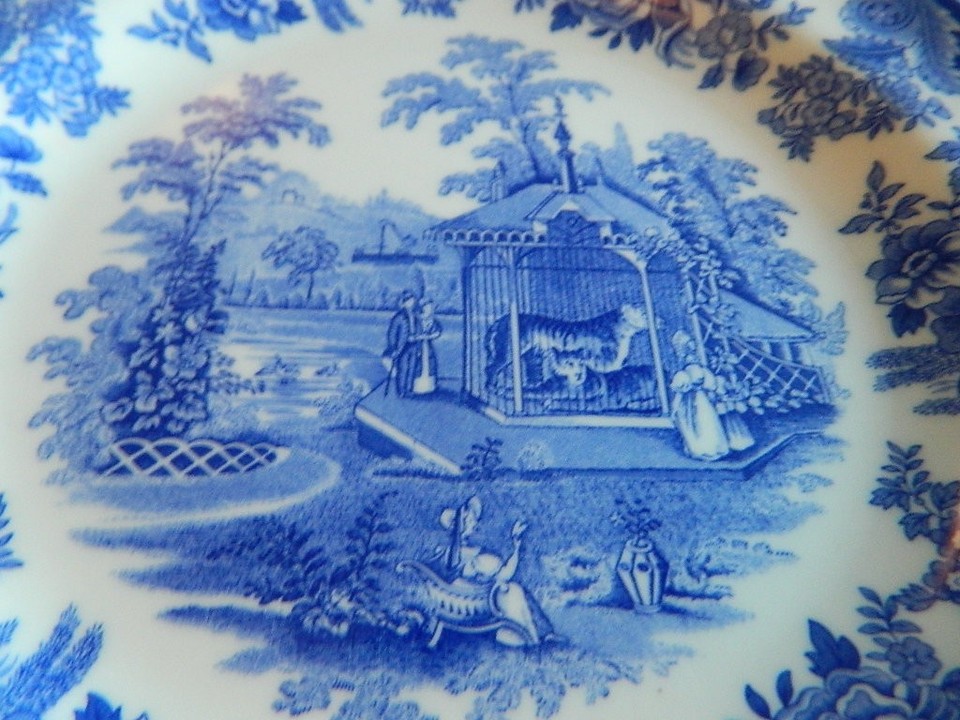 Spode China Blue Room Collection "The Tiger Gages" 10 1/2" Dinner Plate ...