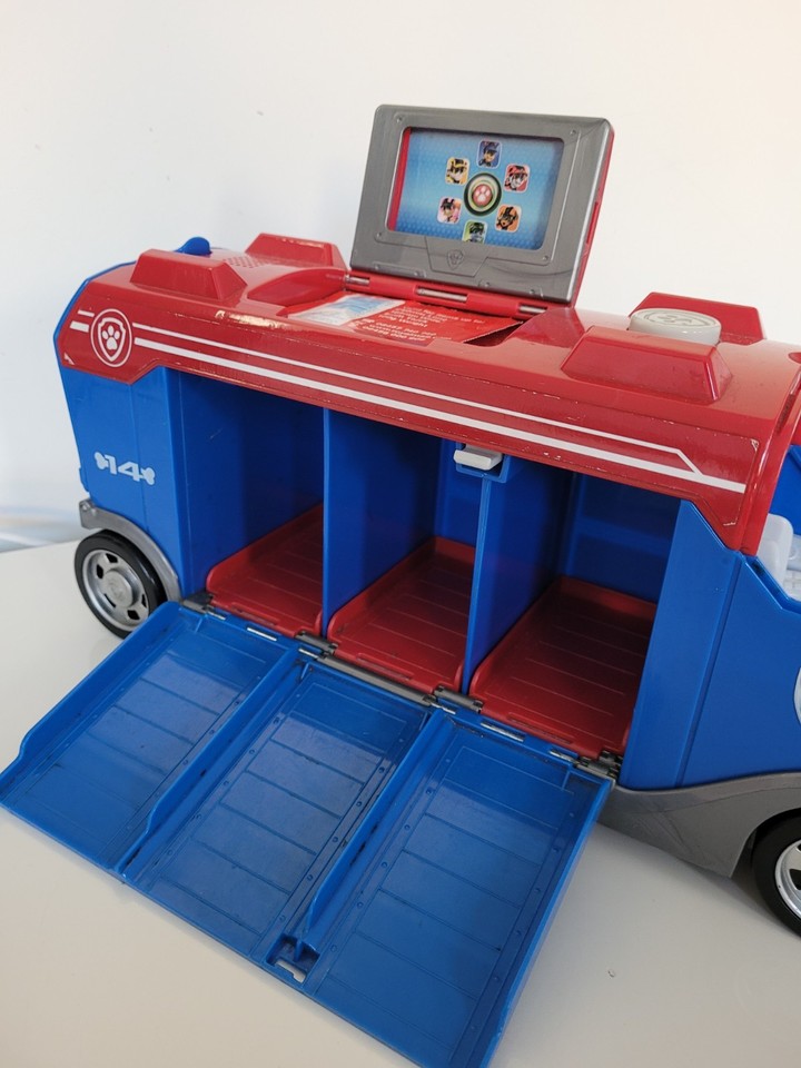 Spin Master Kids Children PAW Patrol Red Blue Mission Cruiser Vehicle ...