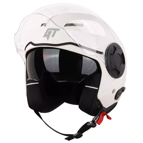 Steelbird GT Dashing Open Face Helmet for Men and Women with Inner Sun ...
