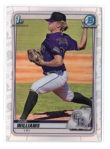 Baseball Card - 2020 Case Williams BD-23 Refractor - Colorado Rockies ...