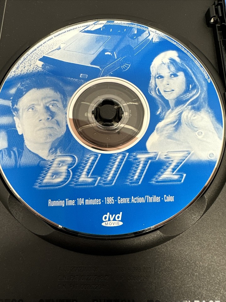 Blitz DVD 1985s Fast and the Furious Action Thriller cult classic cars ...