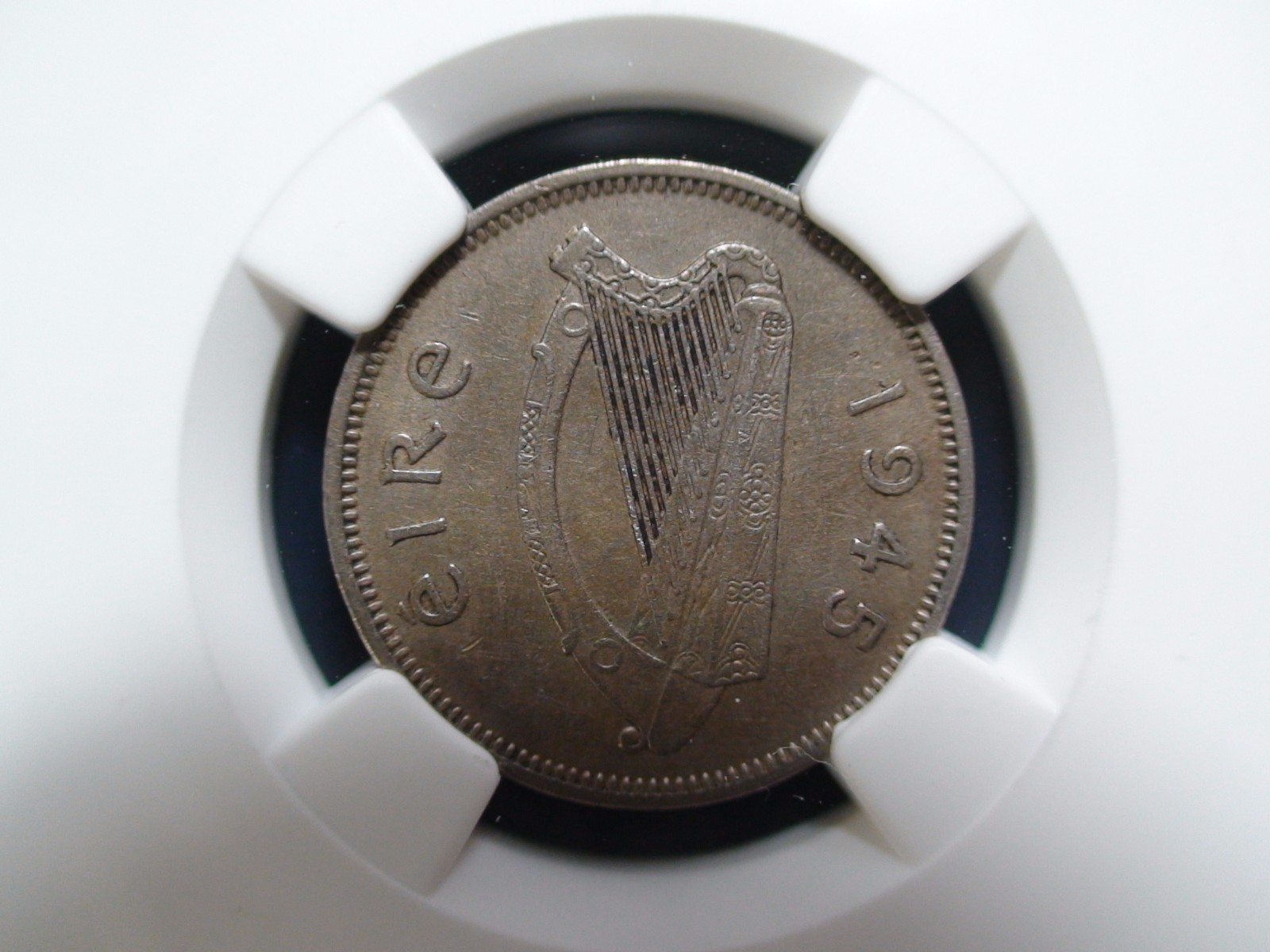 RARE 1945 Ireland Sixpence NGC AU Details 6P Coin PRICED TO SELL NOW ...