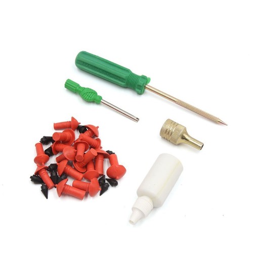 Tire Repair Plugger Tire Wheel Repair Gun Kit Mushroom Plug Probe ...