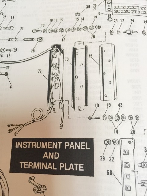 Harley 72325-48 Panhead Shovelhead WL Servicar Rear Terminal Box 56-69 ...