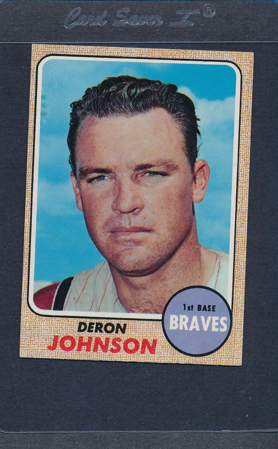 1968 Topps #323 Deron Johnson Braves EX/MT *9508 | eBay