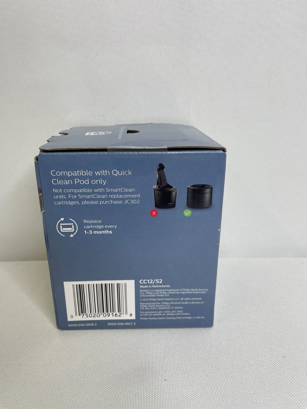 NEW Philips Norelco Quick Clean Pod Cartridges - CC12/52 (2 pods/ea) | eBay