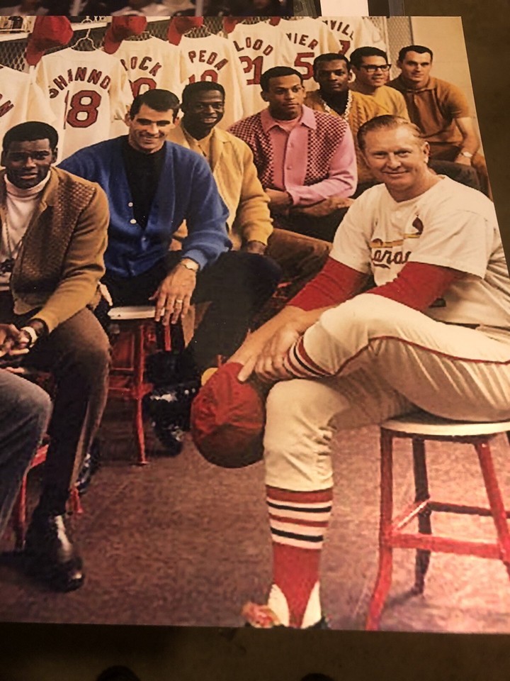 St. Louis CARDINALS Late 60s LOCKER Room CUSTOM Lab SATIN Finish 11X14 ...