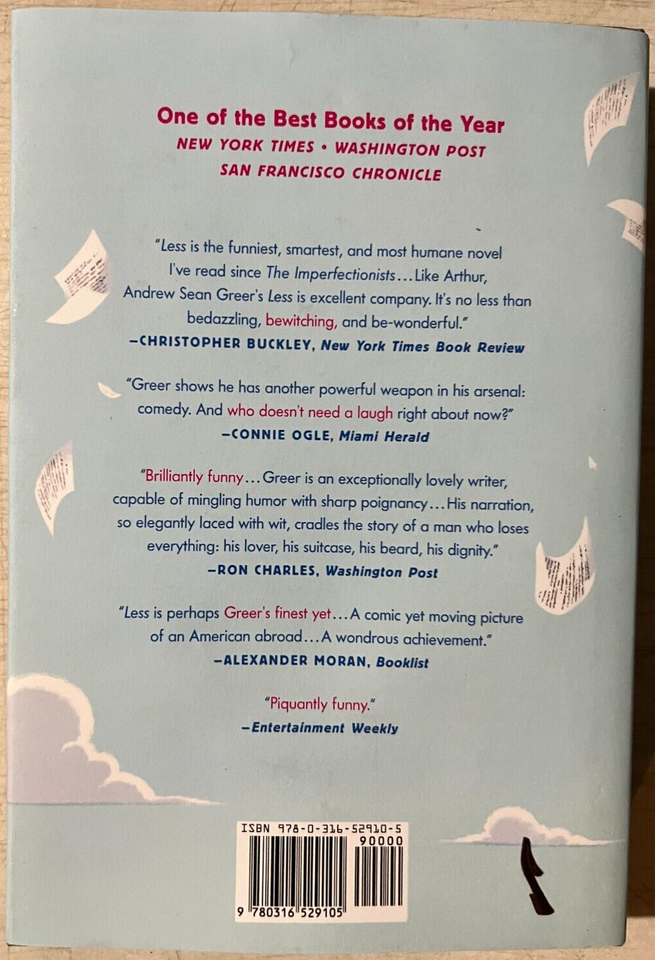 Less - (The Arthur Less Books) Large Print by Andrew Sean Greer ...