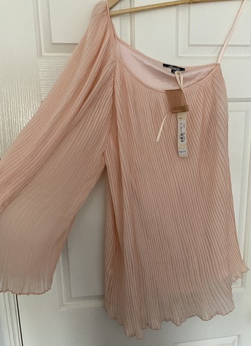 LUMIER Size XS Designer Pink Swing One Shoulder Cocktail Races Party ...