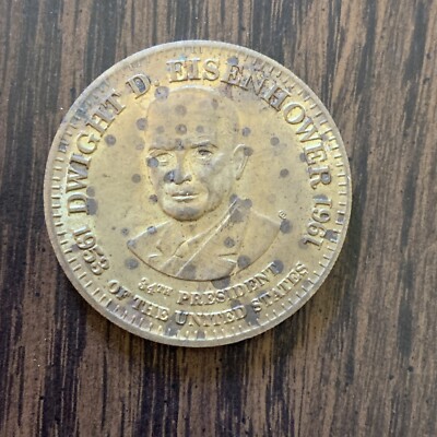 Dwight D Eisenhower 34th President Token | eBay