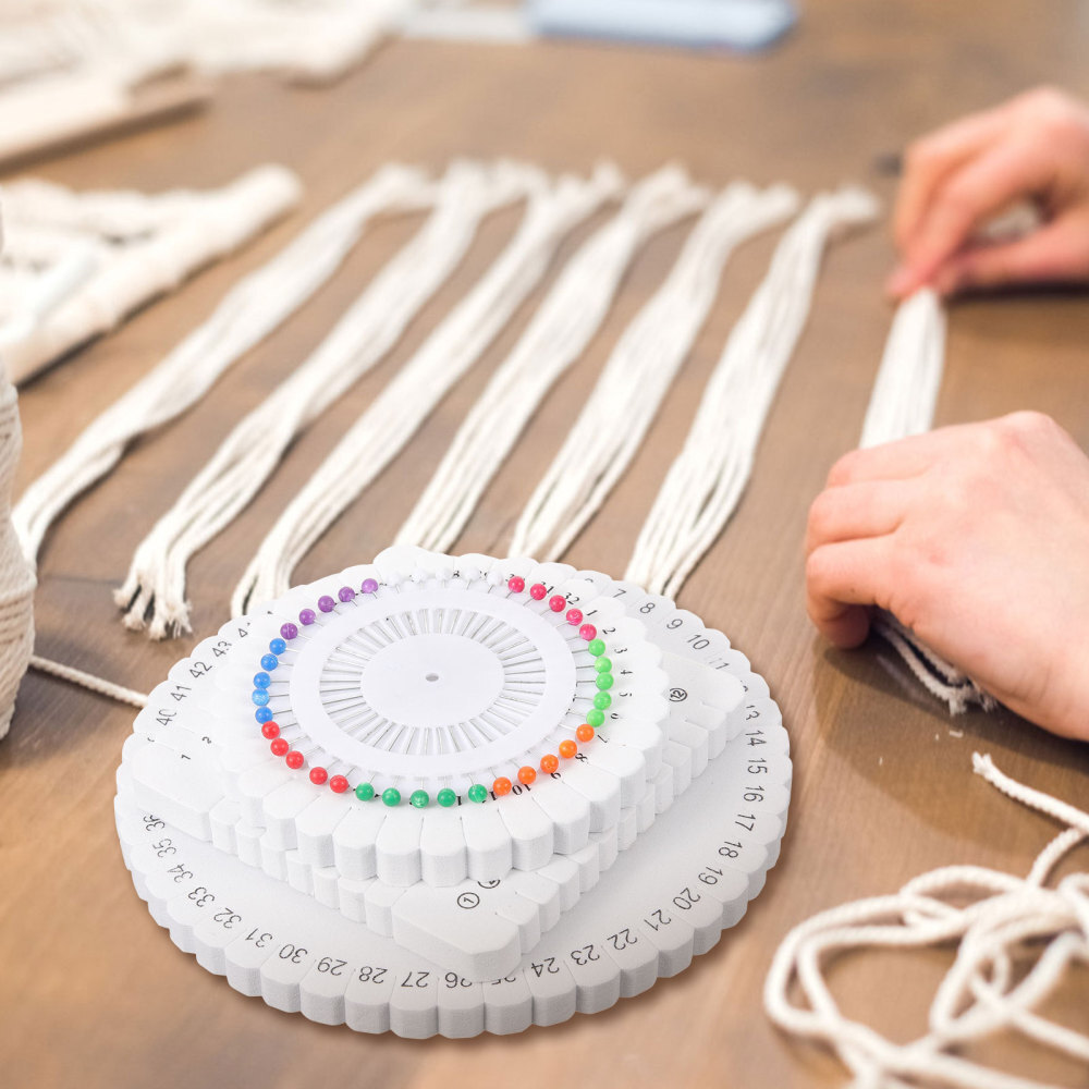 Disque De Cordon Perles Plaque Tissage Planche À Tresser Corde Perlée ...