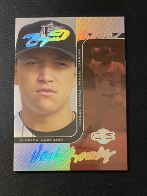 2006 Topps Co-Signers #d/25 Changing Faces #8C Miguel Cabrera/Ramirez ...