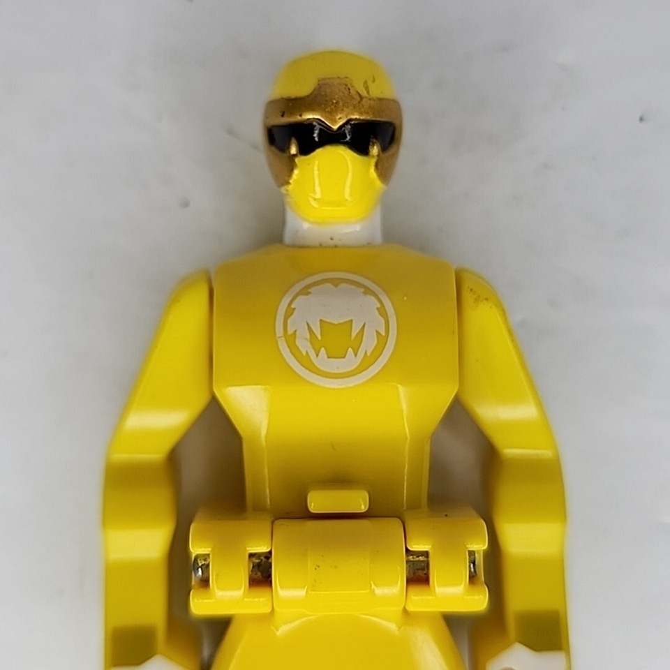 Power Rangers Megaforce Hurricaneger 3" Hurricane Yellow Ranger Key ...