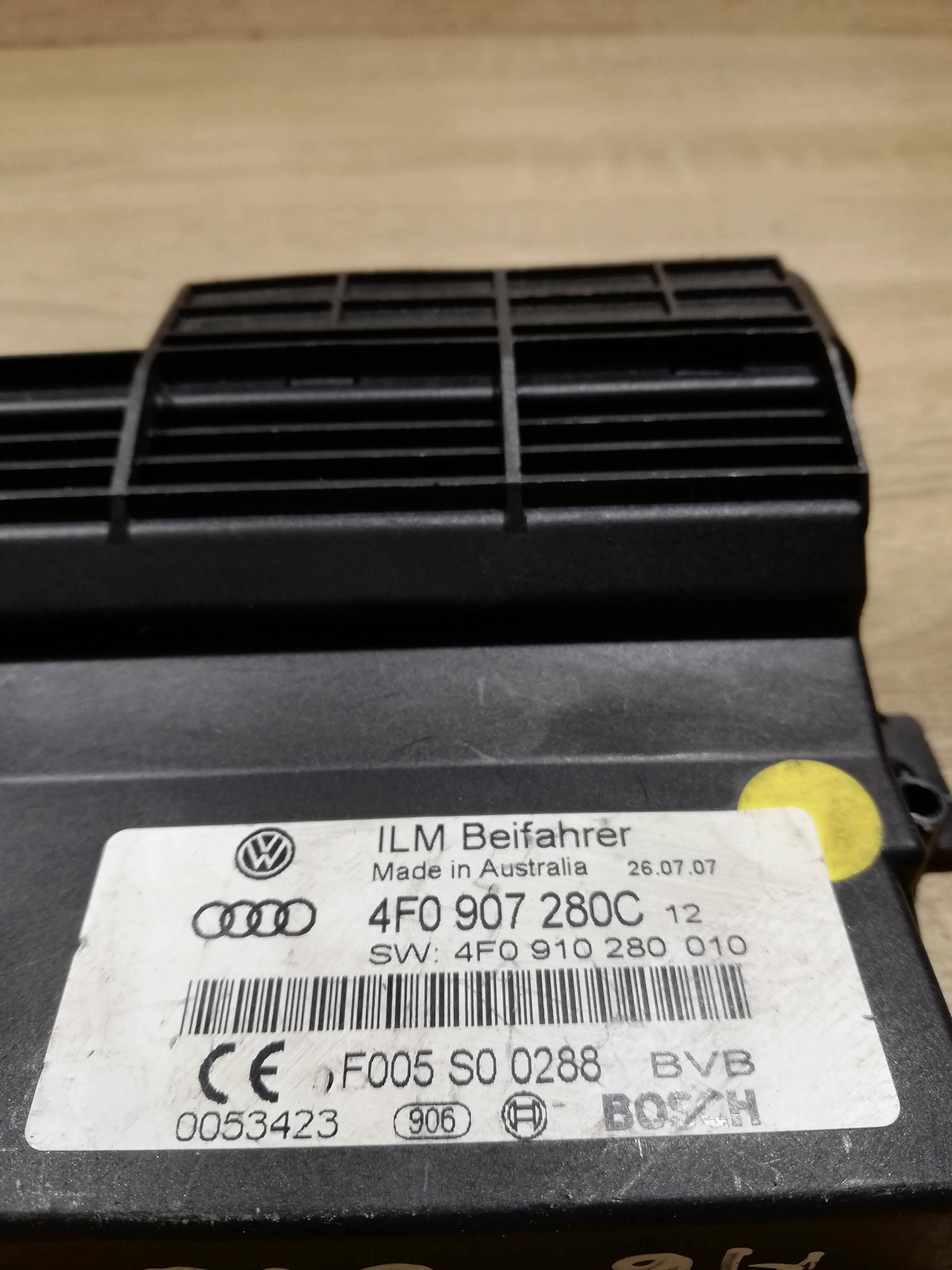 AUDI A6 S6 4F0907280C 4F0910280010 Onboard Power Supply Control Module ...