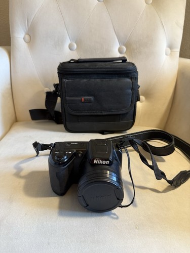 Nikon Coolpix L105 12.1 MP Digital Camera Black. Tested Works Well | eBay