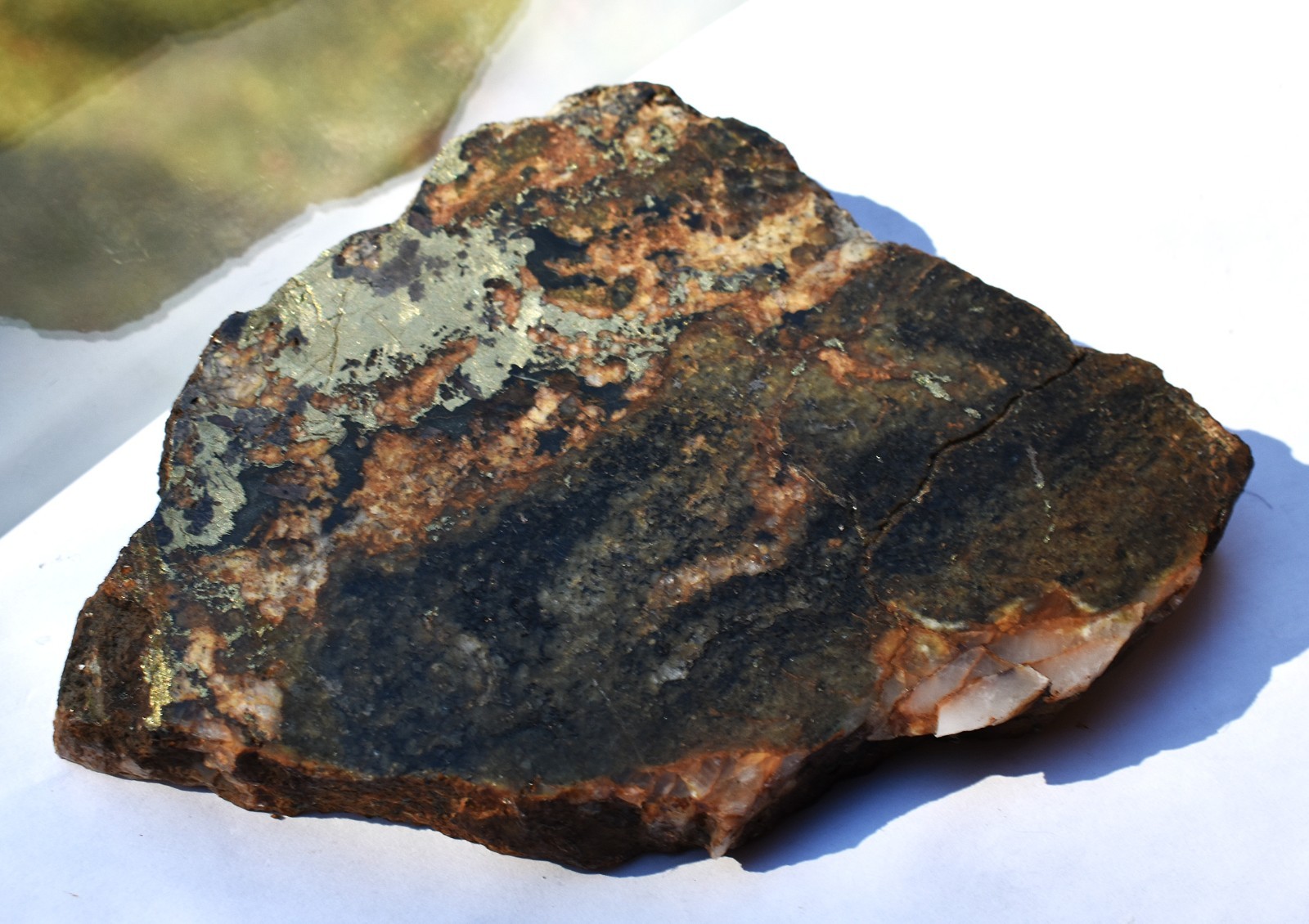 Gold Ore High Grade Electrum Silver 1800s Ore Knob Copper Mine North ...
