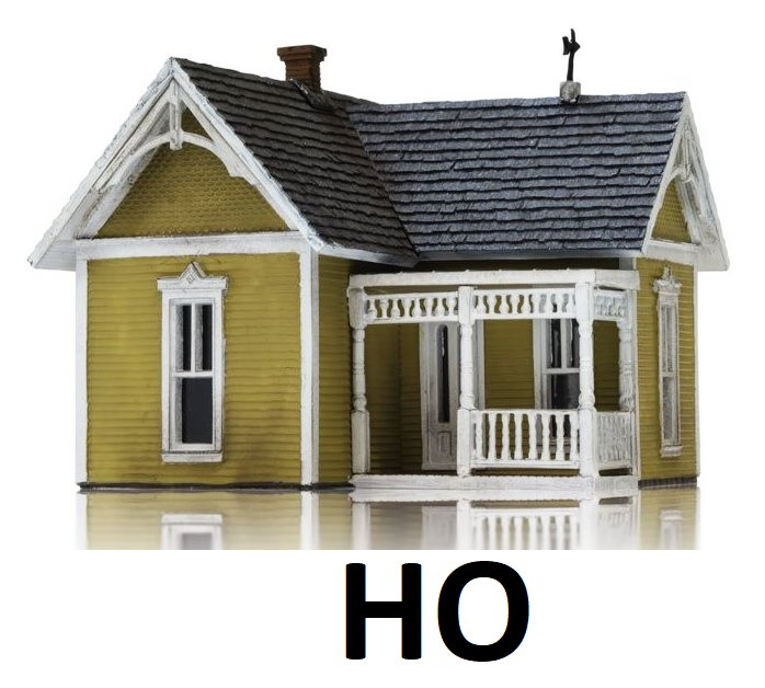 HO Scale - Victorian Cottage, Building **KIT** Woodland Scenics DPM ...