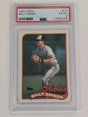 1989 Topps Billy Ripken Baltimore Orioles #571 PSA 6 | eBay