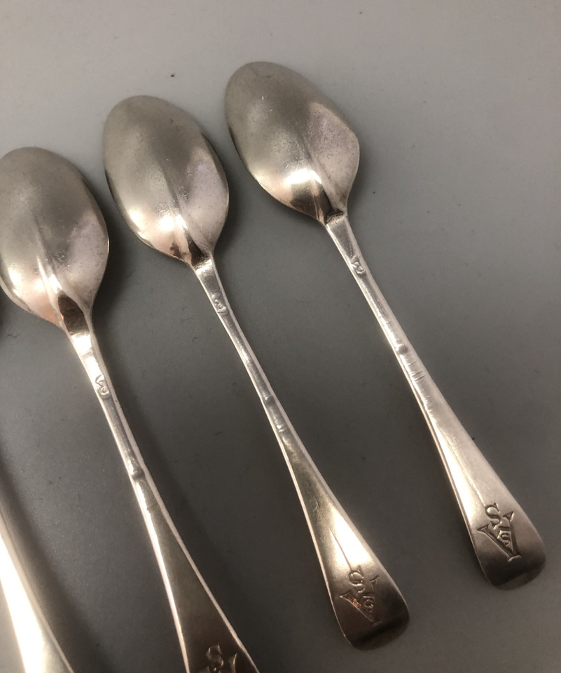 George II Rattail Silver SPoons Philip Roker II London c1730 HLZX | eBay UK