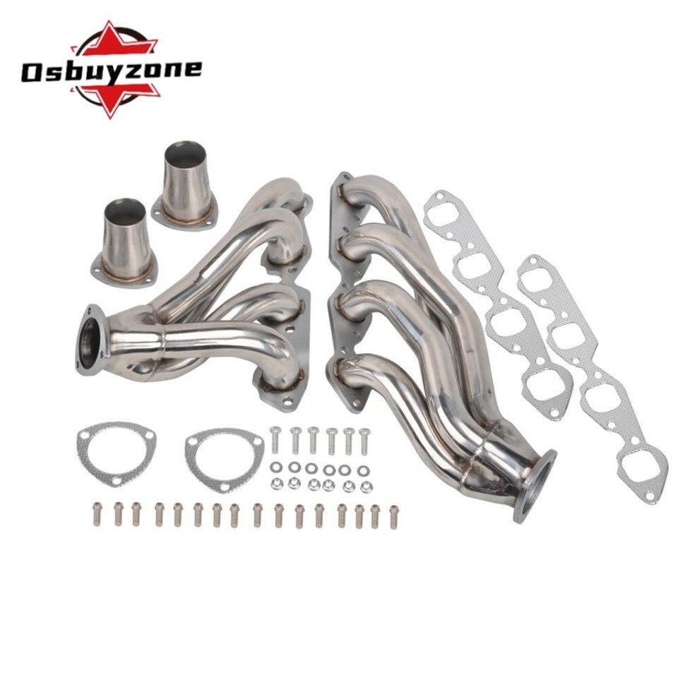 Stainless Shorty Exhaust Headers Kit for Chevy Big Block V8 396 402 427 ...