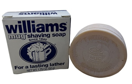 (1) Williams Mug Shaving Soap For A Lasting Lather Soft Smooth Skin 1. ...