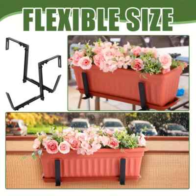 12 Pcs Flower Pot and Planter Box Brackets Set 17MPU269121 | eBay