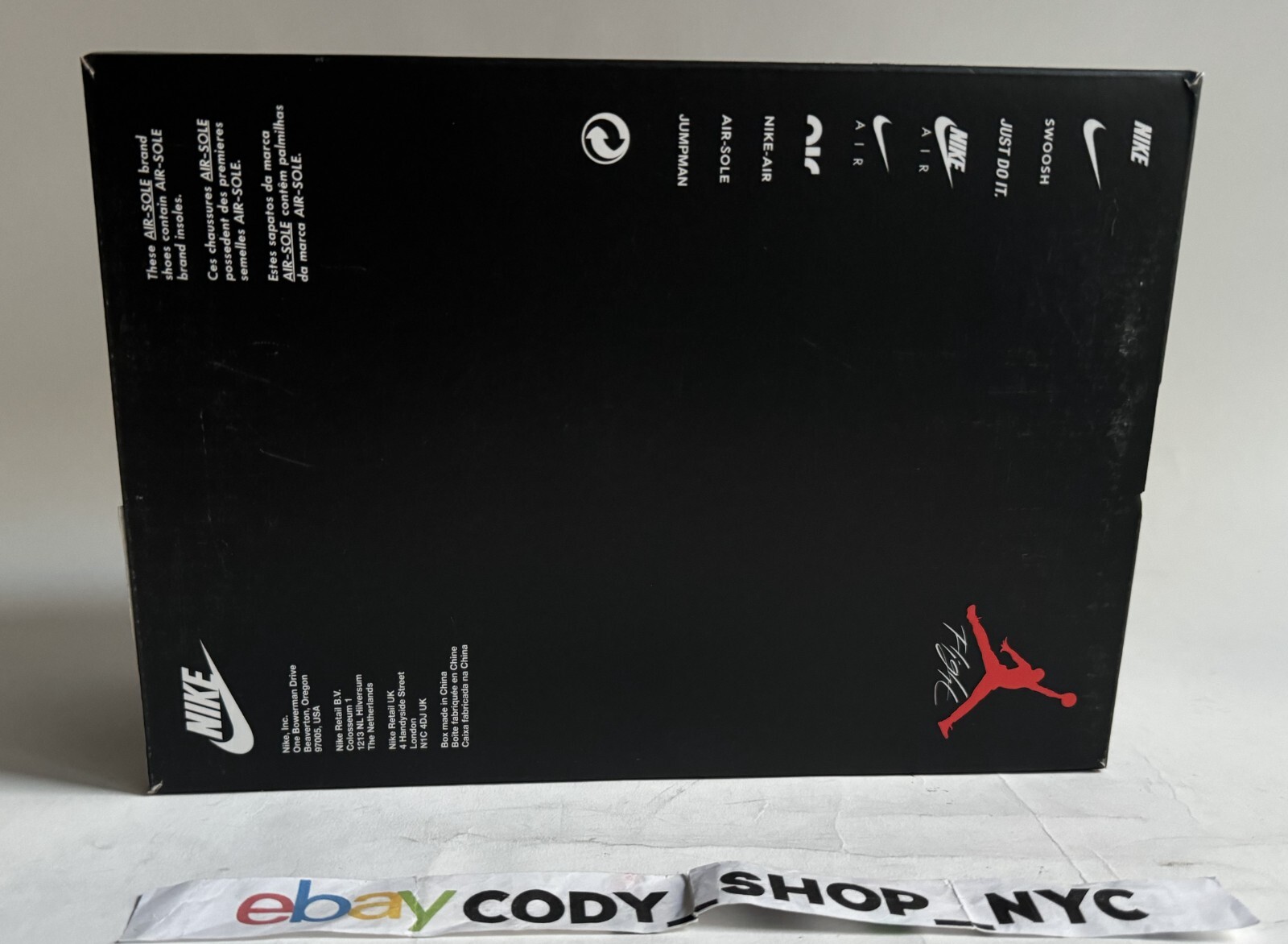 Nike Air Jordan 4 Retro Bred Reimagined GS Size *EMPTY SHOE BOX ONLY ...