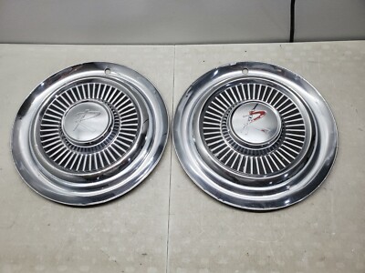 1961 1962 1963 1964 1965 Nash Rambler Rebel Hubcaps 15" OEM 61-65 Nash ...