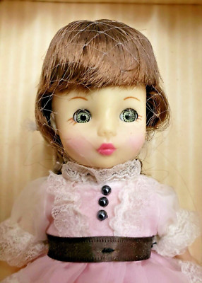 Ideal Victorian Ladies Vinyl Doll 1983 vintage Brunette Hair Blue Eyes ...