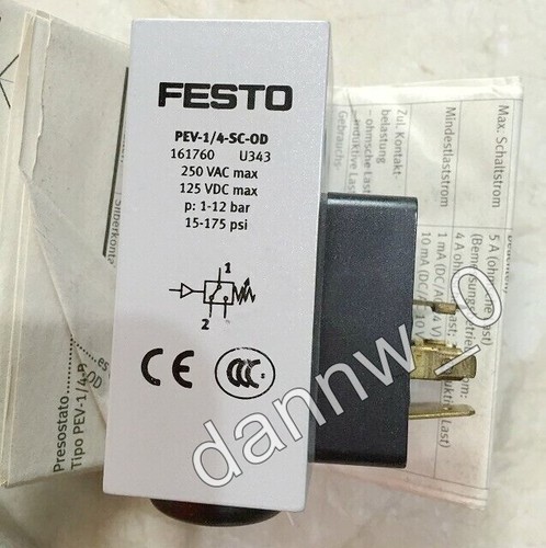 New In Box FESTO PEV-1/4-SC-OD 161760 solenoid valve | eBay