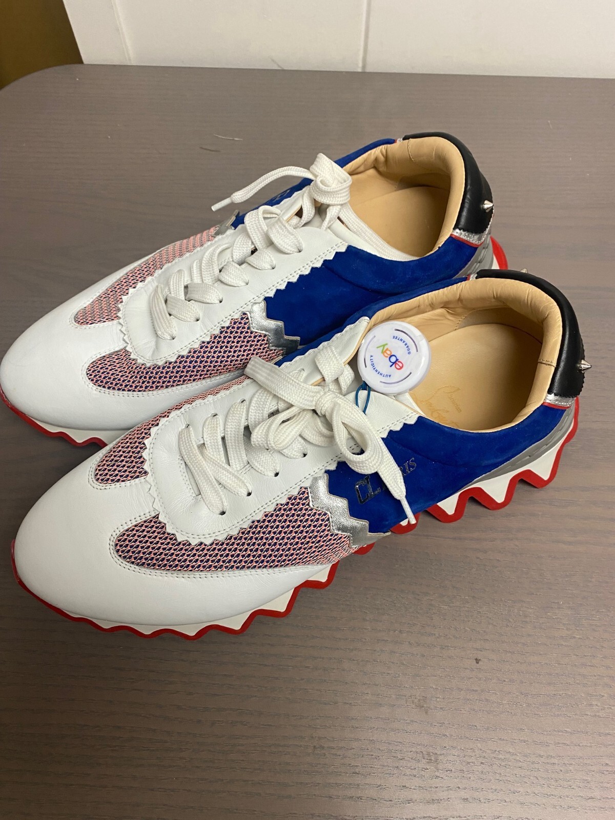 Christian Louboutin Sneaker Loubishark Shark Red Bott… - Gem