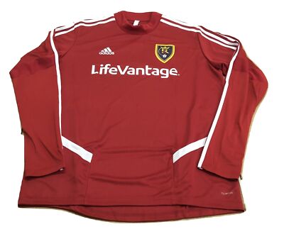 Adidas MLS Real Salt Lake L/S Red Training Top Red/White DP4983 | eBay