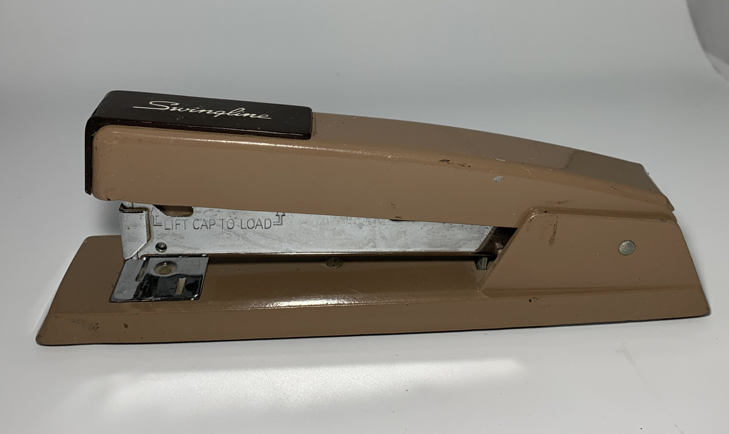 Vintage SWINGLINE #94-41 Heavy Duty Metal Stapler Beige Brown Retro ...