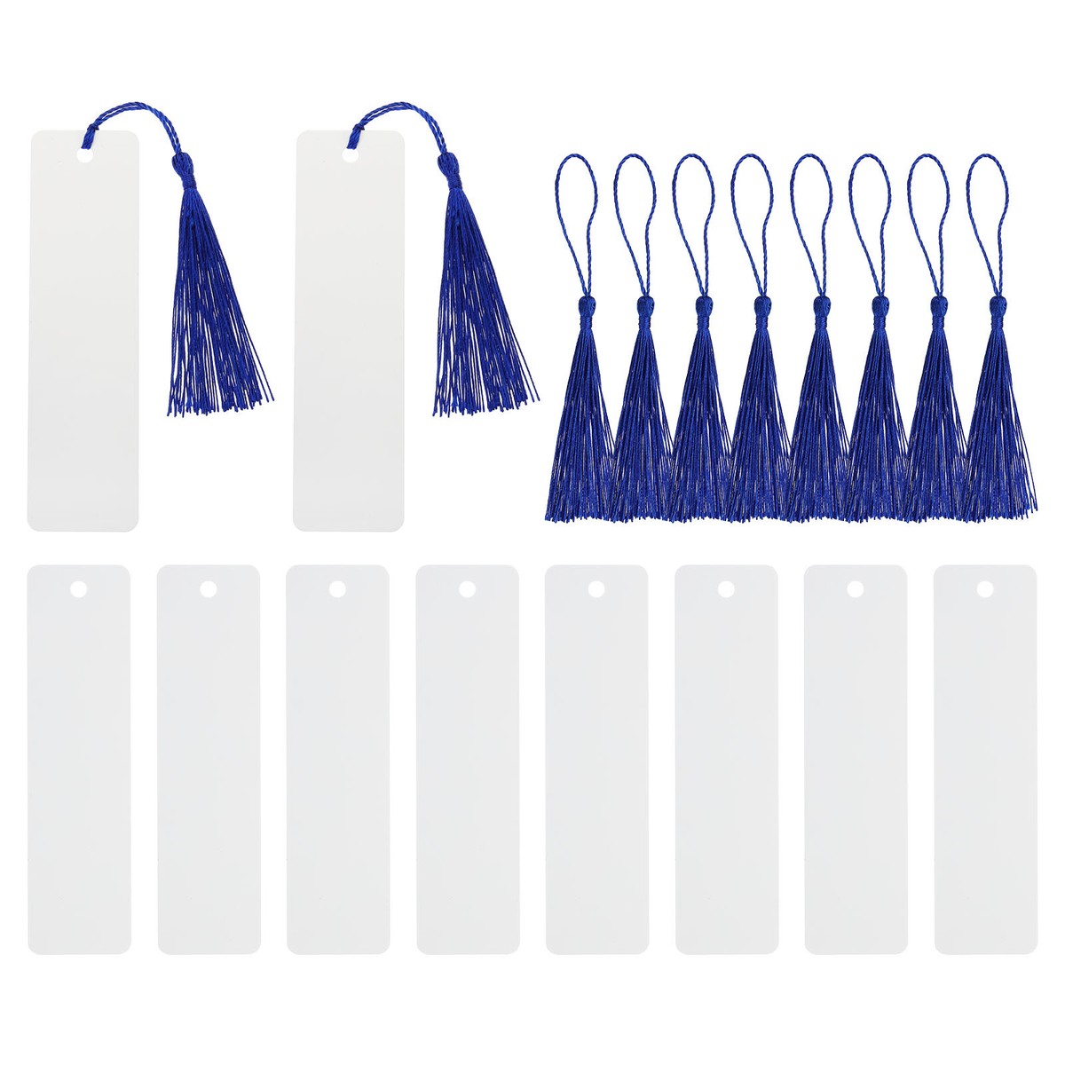 Deep Blue Bookmarks Vector Set Of Bookmarks For Children With Outer