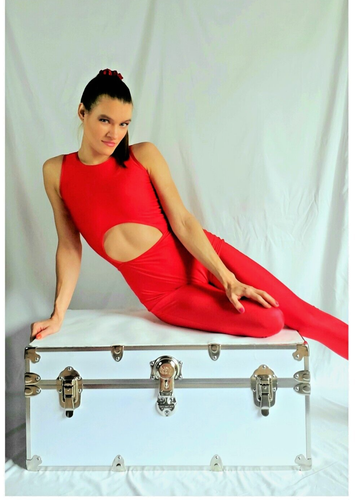 Aerialist Dance Costume Adult Small AS Unitard Catsuit Leotard Aerial ...