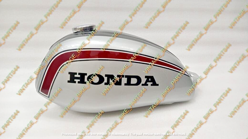 Honda SL125 SL100 K1 1973 to 1975 Model Silver & Grey Painted Steel ...