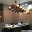 Retro Chandelier Lighting Wood Ceiling Light Fixture Cafe Store ...