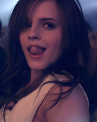 Emma Watson Un Sexy Pose Tongue Out 8x10 Picture Celebrity Print | eBay