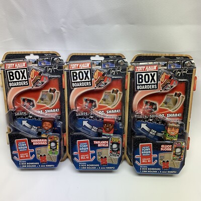 TONY HAWK Box Boarders w Secret inside, 3 different character's Toy ...