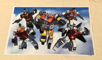 G1 Transformers Autobot Aerialbots Complete Team Poster 11x17 Sky ...