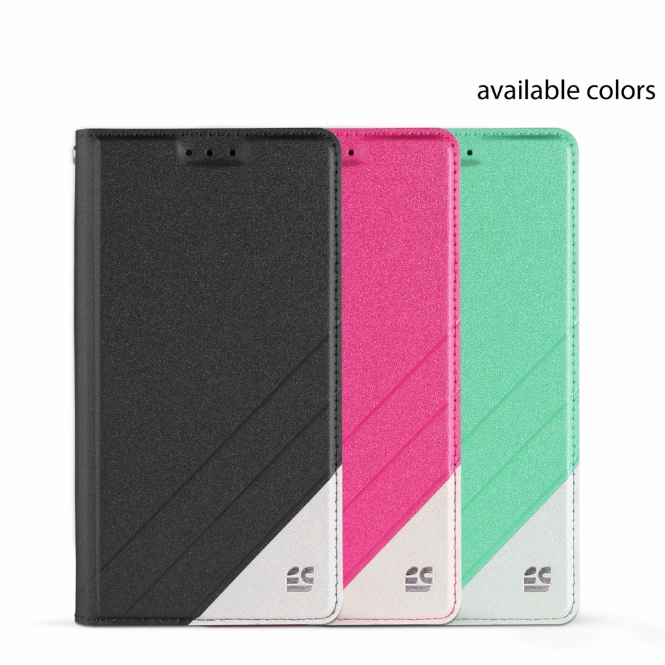 Book Style Folio Case w/Magnetic Flap Cover for LG Stylo 3 LS777 Stylo ...