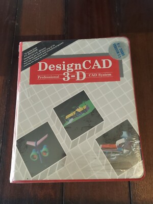 VTG Design CAD 3D Professional 3-D CAD System 5-1/4 Floppy Disks New ...