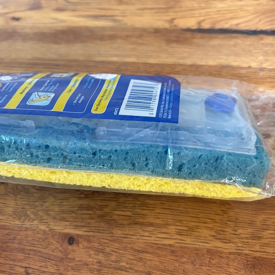 Quickie Clean Squeeze Sponge Mop Refill - Type H Xtra Absorbent NEW ...