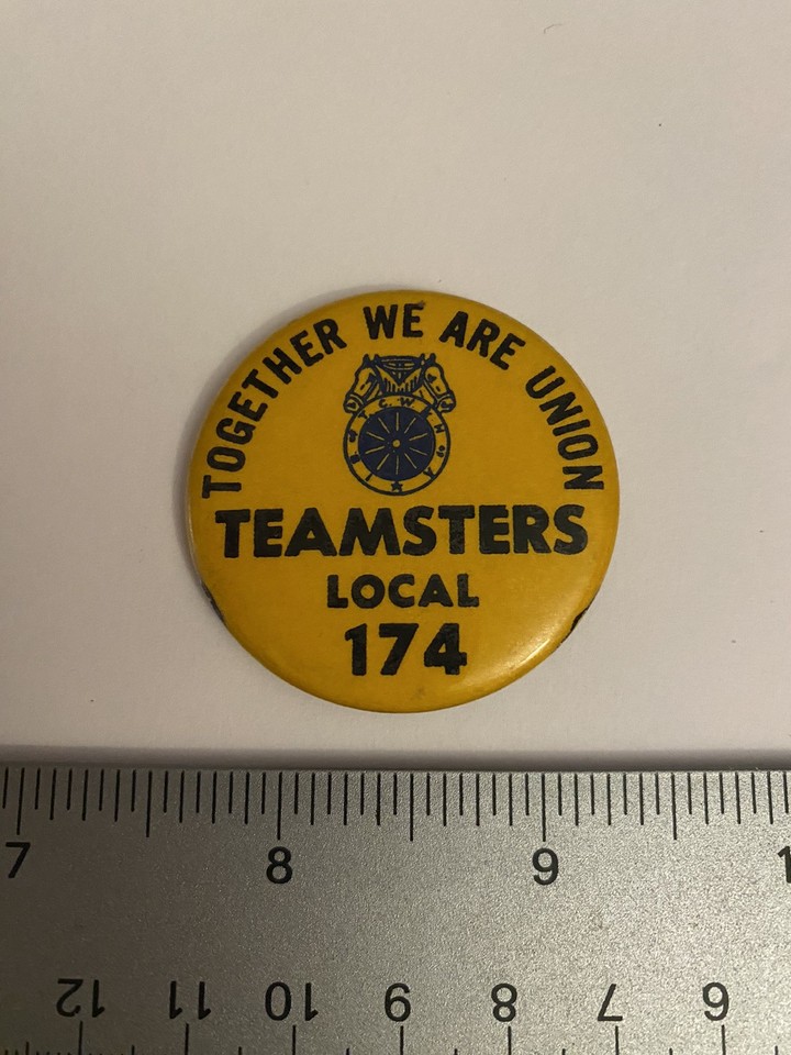 Teamsters Local 174 Together We Are Union Tukwila Washington Pin Button ...
