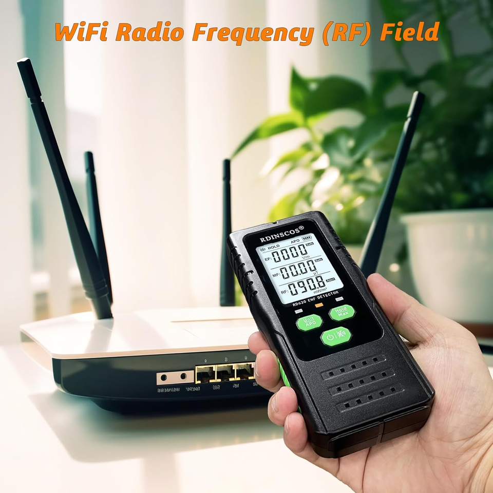 EMF Detector, Detect All 3 Types of Electromagnetic Radiation Field in ...