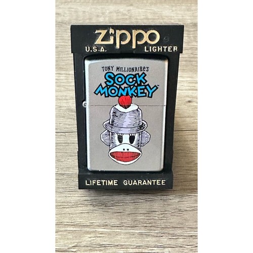 Zippo Tony Millionaire's Sock Monkey Lighter Flamerite Series | eBay