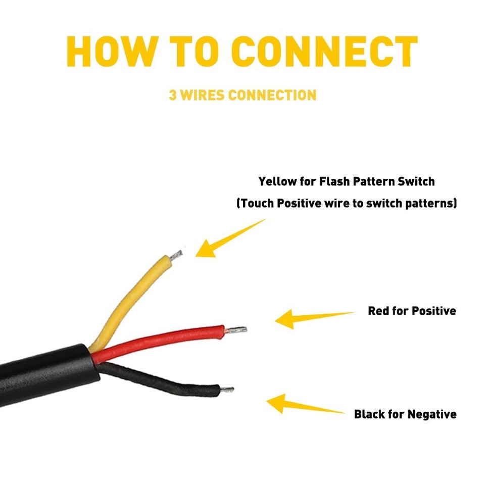 NEW LED Strobe Light Car Truck Rooftop Emergency Safety Warning Flash ...