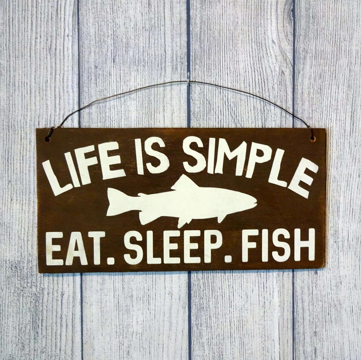 Wooden Fish Signs For Outdoors